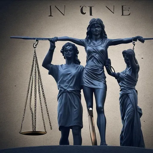 Justice is blind, 2+2=5