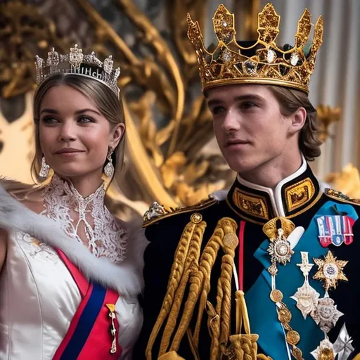 pretty king and queen