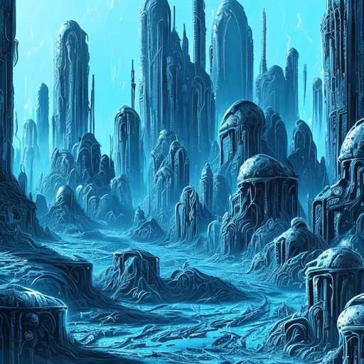 An ice golem in an Antarctica village made of stone... | OpenArt