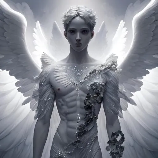 realistic angel wings, luxury, soft lighting, studio... | OpenArt