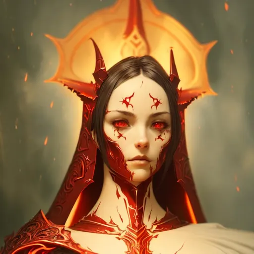 In Demonic crimson Armor, Full HD render + immense d...