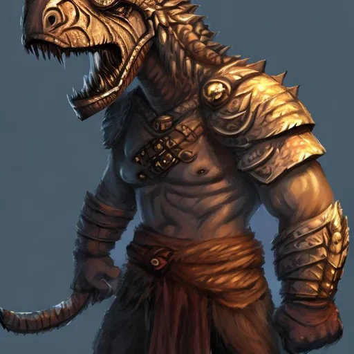 dragonborn barbarian male | OpenArt