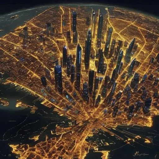 World cities in 10000 year