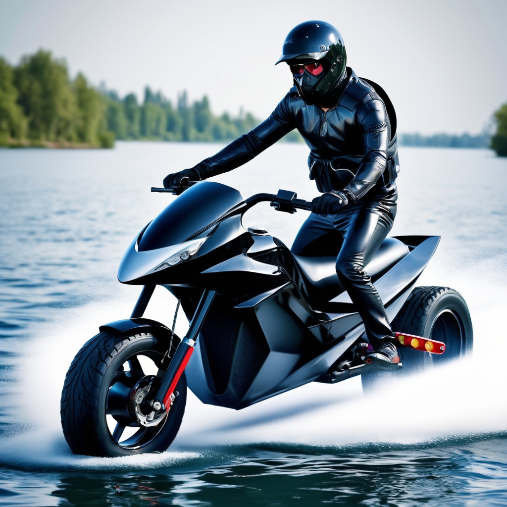 A cross between motor bike jet and boat extreme. Mod...