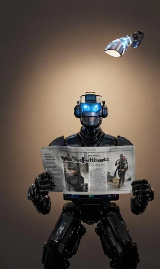 Robot with guns invading house shooting at Swat | OpenArt