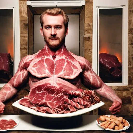 man made of meat | OpenArt
