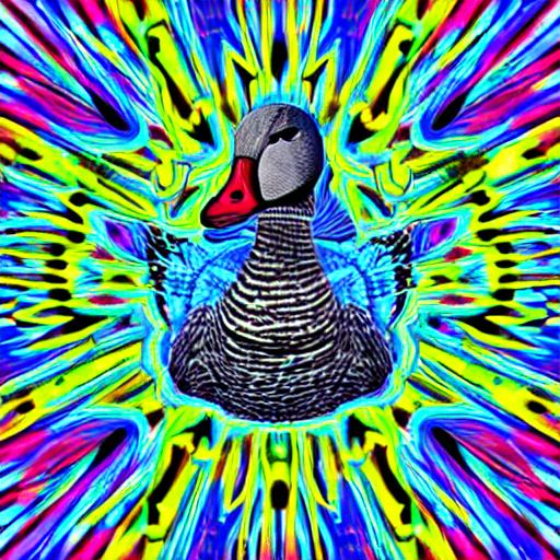 Goose psychedelic | OpenArt