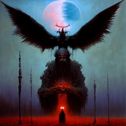 azazel, zdizislaw beksinski