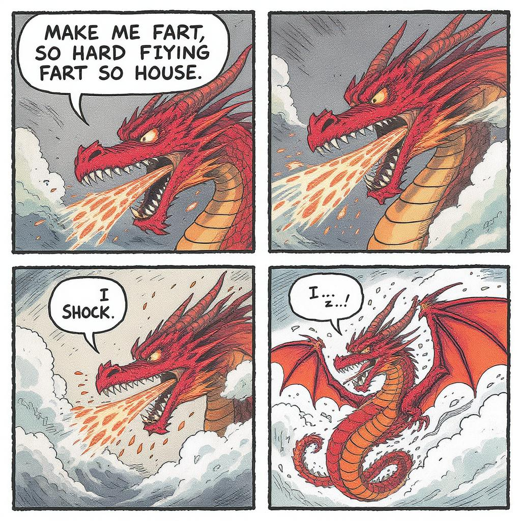 make me fart so hard i start flying and then i turn...