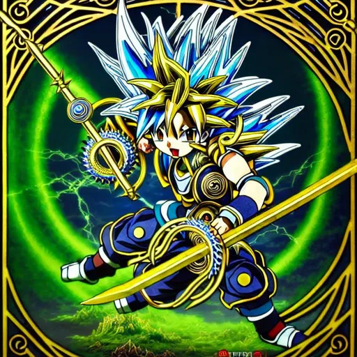 finely detailed godly king beyblade bit beast, symm... | OpenArt