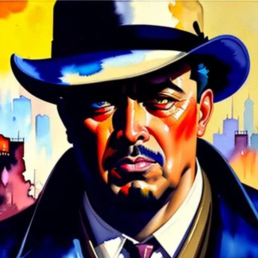 Danny Devito as a mafia boss, guns, magnum dong, col... | OpenArt