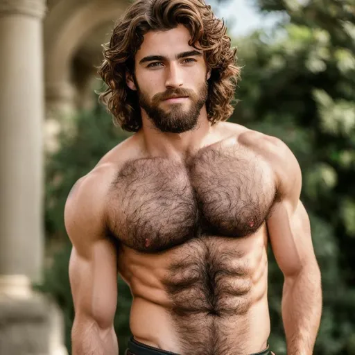 Long Shot Photo Of A Ruggedly Handsome 20 Year Old G Openart