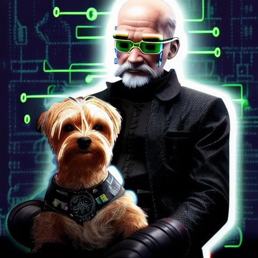 image of cyborg Thomas hobbes with mutant yorkie ter... | OpenArt