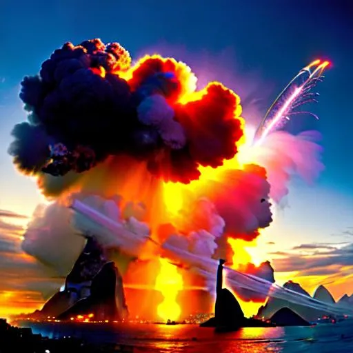 Yellowstone national park, super eruption, an explos... | OpenArt