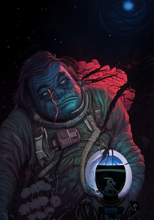 swamp planet jack black astronaut | OpenArt