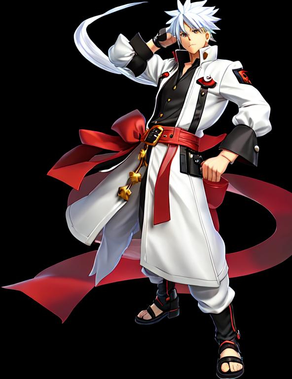 Guilty Gear Strive, Chipp zanuff, white hair