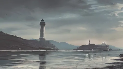 a floating lighthouse,digital art,ultra realistic, n...