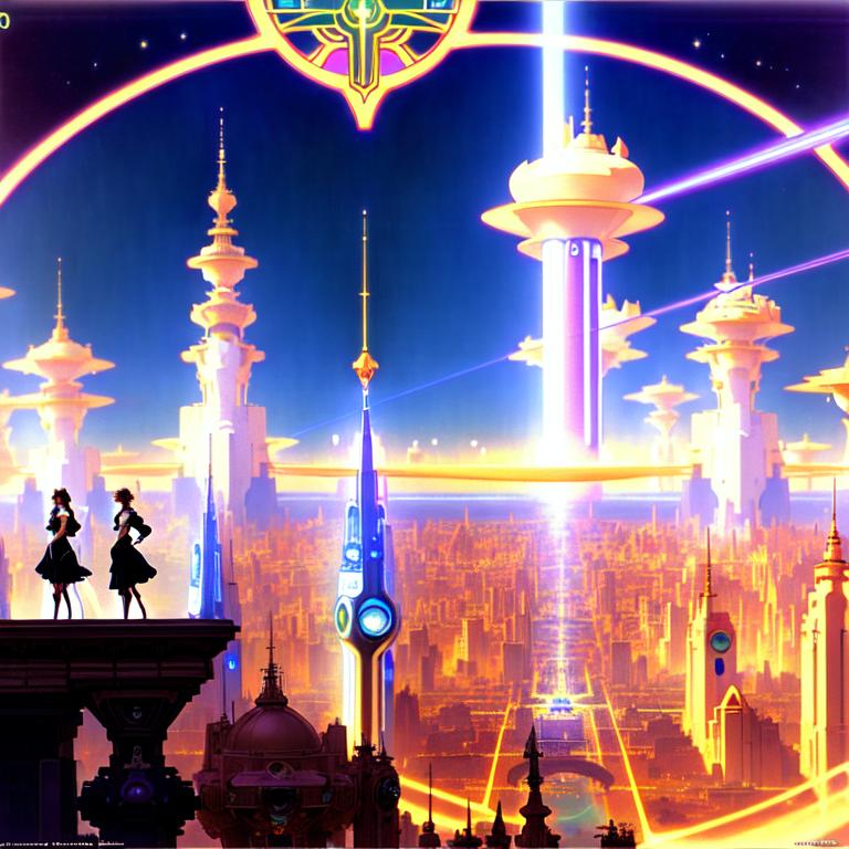 Eight gorgeous gynoid sister-muses witness the Battl... | OpenArt