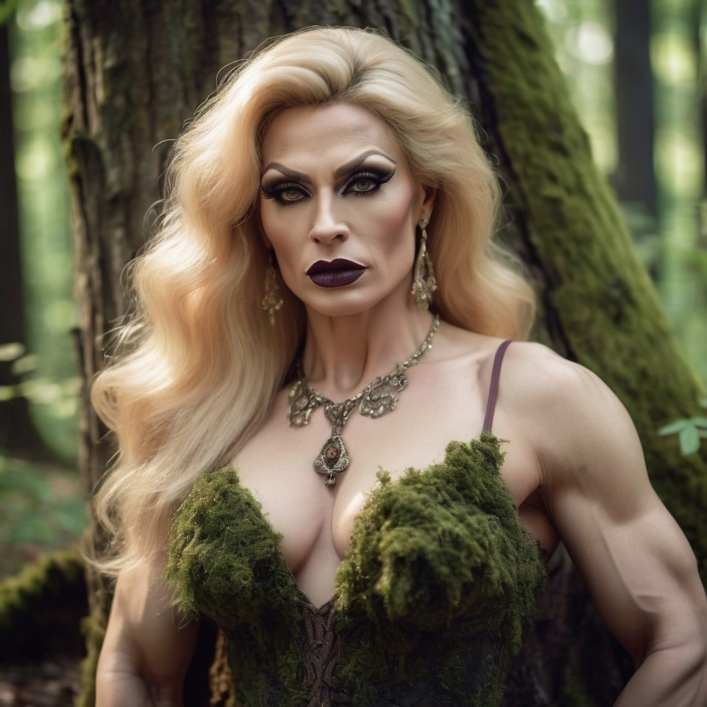 Gorgeous muscular 35-year-old Russian drag queen bod...