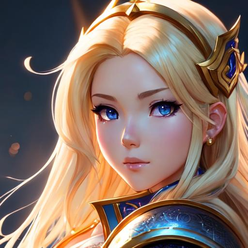 League of Legends, Lux character concept art and ill...