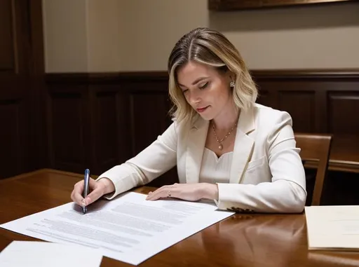 white people signing papers of advocacy