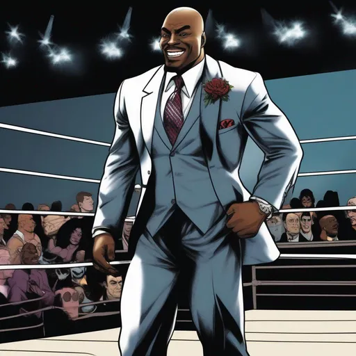 Generate an image that portrays Monty Brown outside...