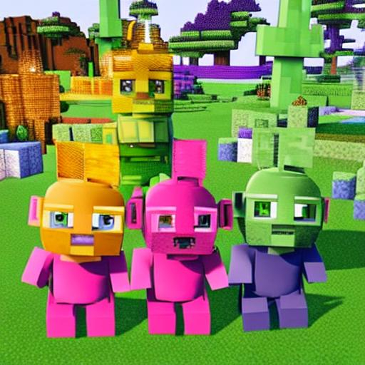 Minecraft Teletubbies | OpenArt
