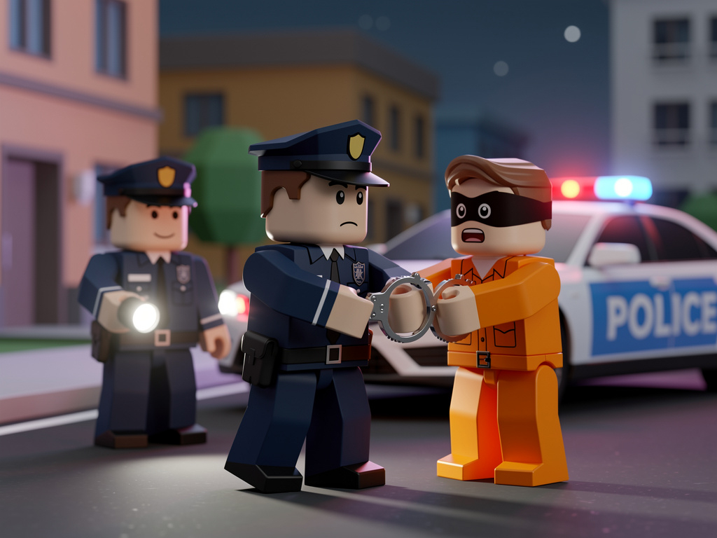 HCR COPS CUFING THIEFT ROBLOX