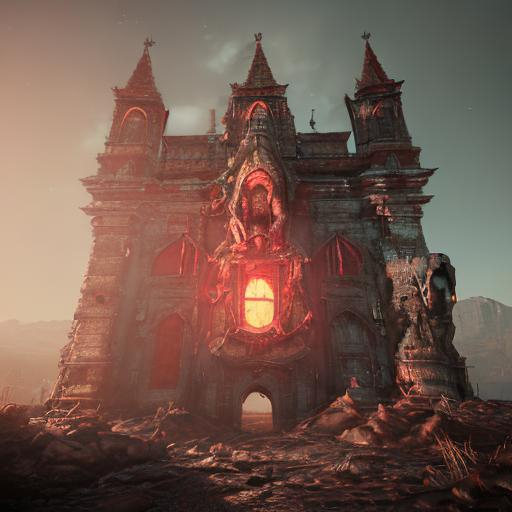 gateway demonic gothic hell blood | OpenArt