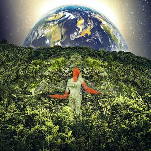 earth after human extinction, a new beginning, natur... | OpenArt