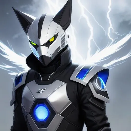 a male protogen fursona, well drawn, masterfully dra... | OpenArt