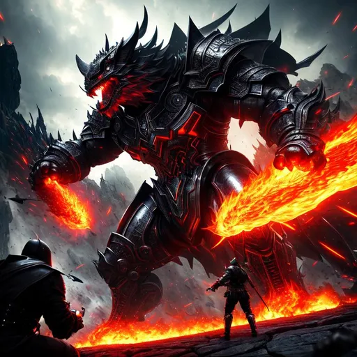 boss battle, Highly Detailed, Hyperrealistic, sharp... | OpenArt