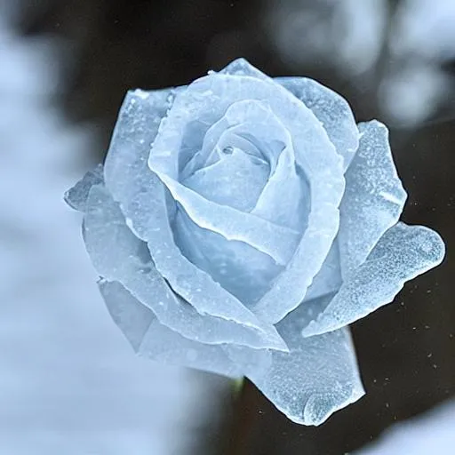 An ice rose. | OpenArt