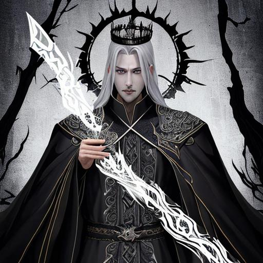 King: Silas Shadowbane Description: King Silas is a... | OpenArt
