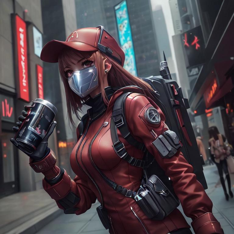 semi-realistic anime girl, skin highlights, hair hig...