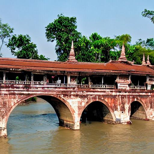 U Pain Bridge , Mandalay | OpenArt