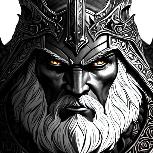 Skyrim: Lorkhan, God-King of Humankid drawn in the s...