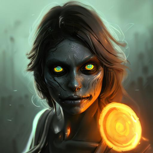 Ultra Photo Realistic, Very Detailed, undead woman,g... | OpenArt