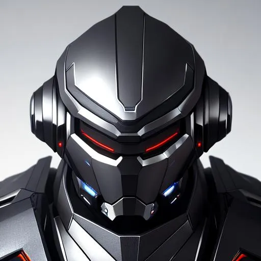 epic 3d potrait of a robot wearing mech armor made w... | OpenArt