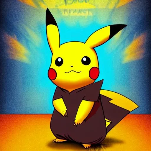 Pikachu, cinematic, digital art | OpenArt