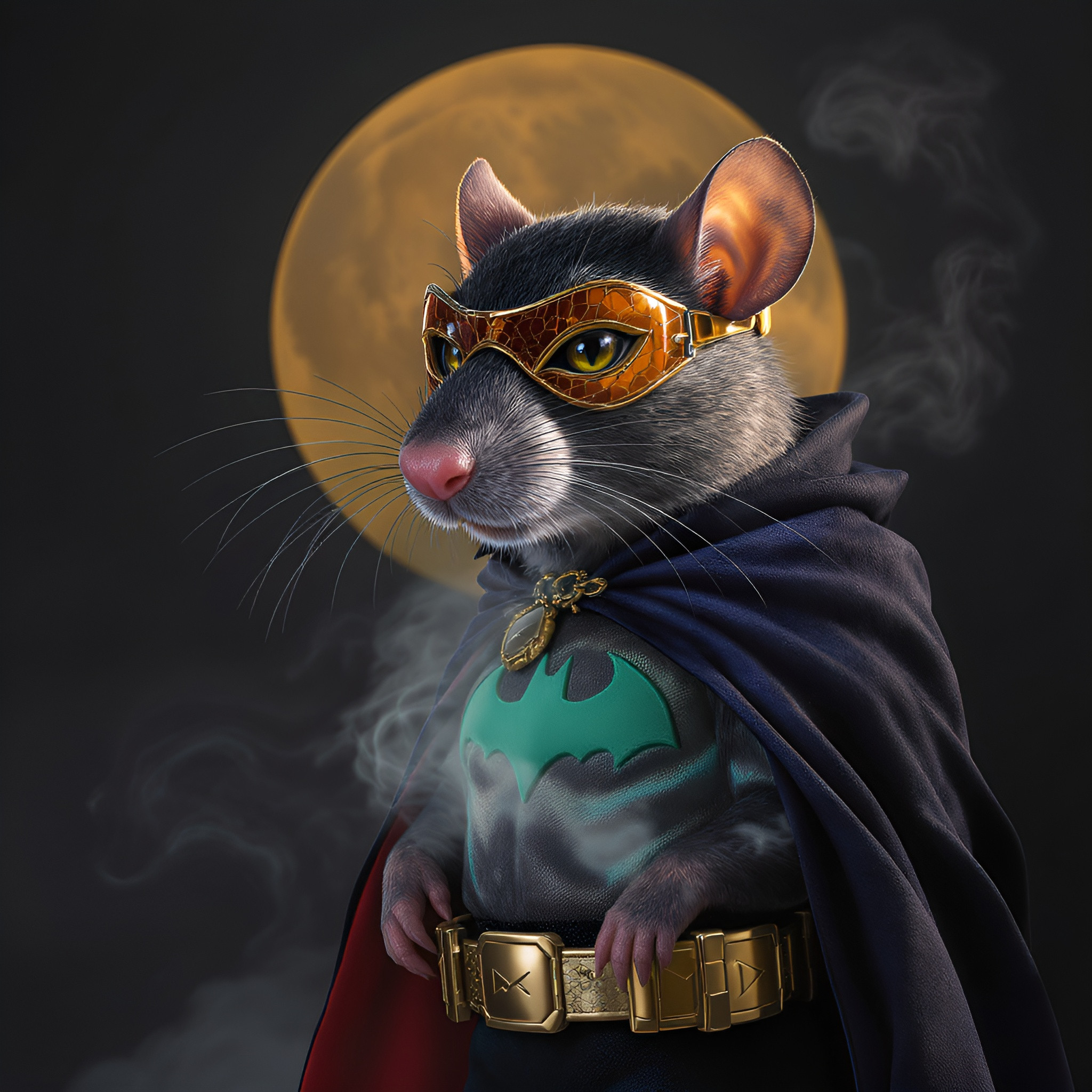 A posh rat named DaRatt. He's slim and slick and st...
