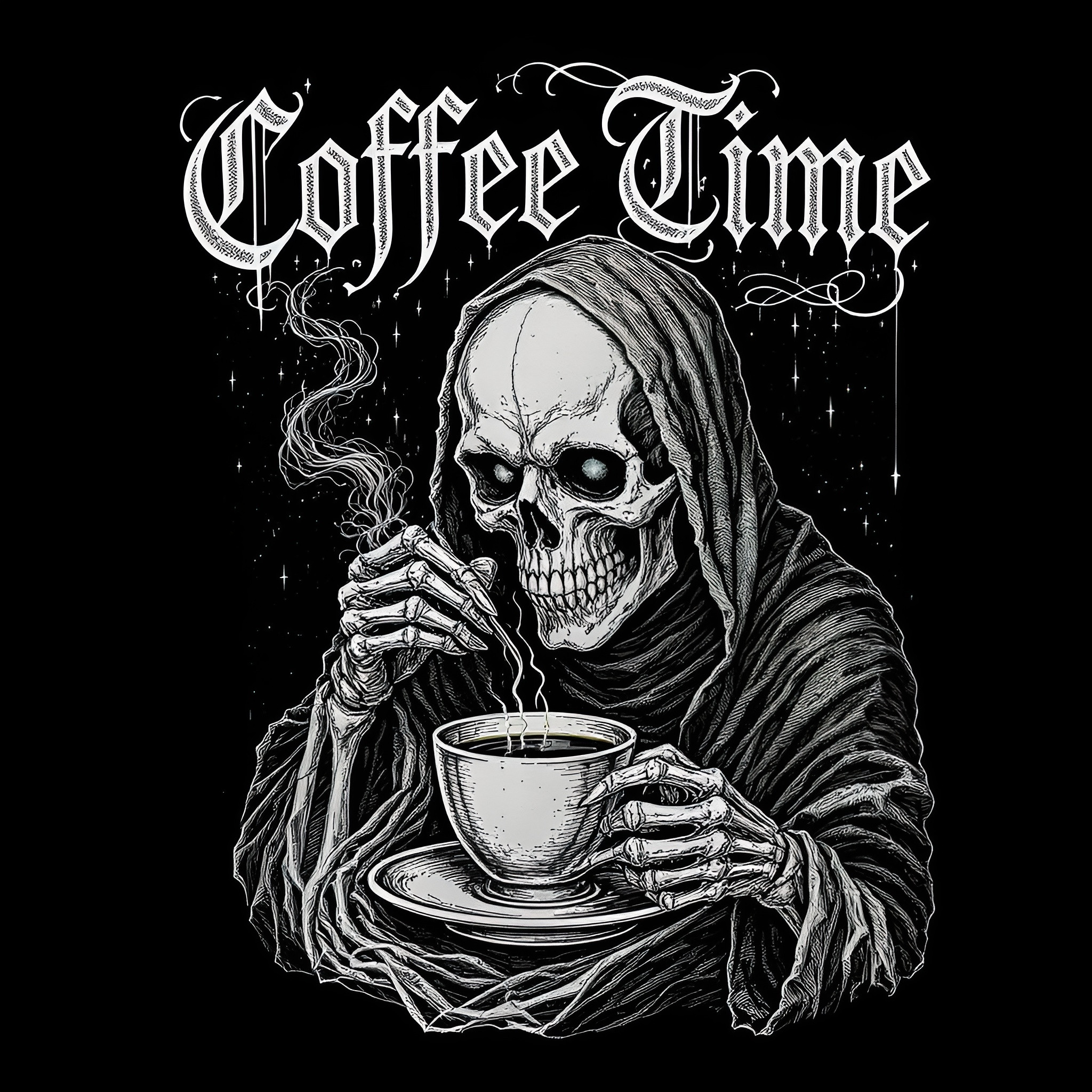 An extremly detailed Gothic horror art piece done in...