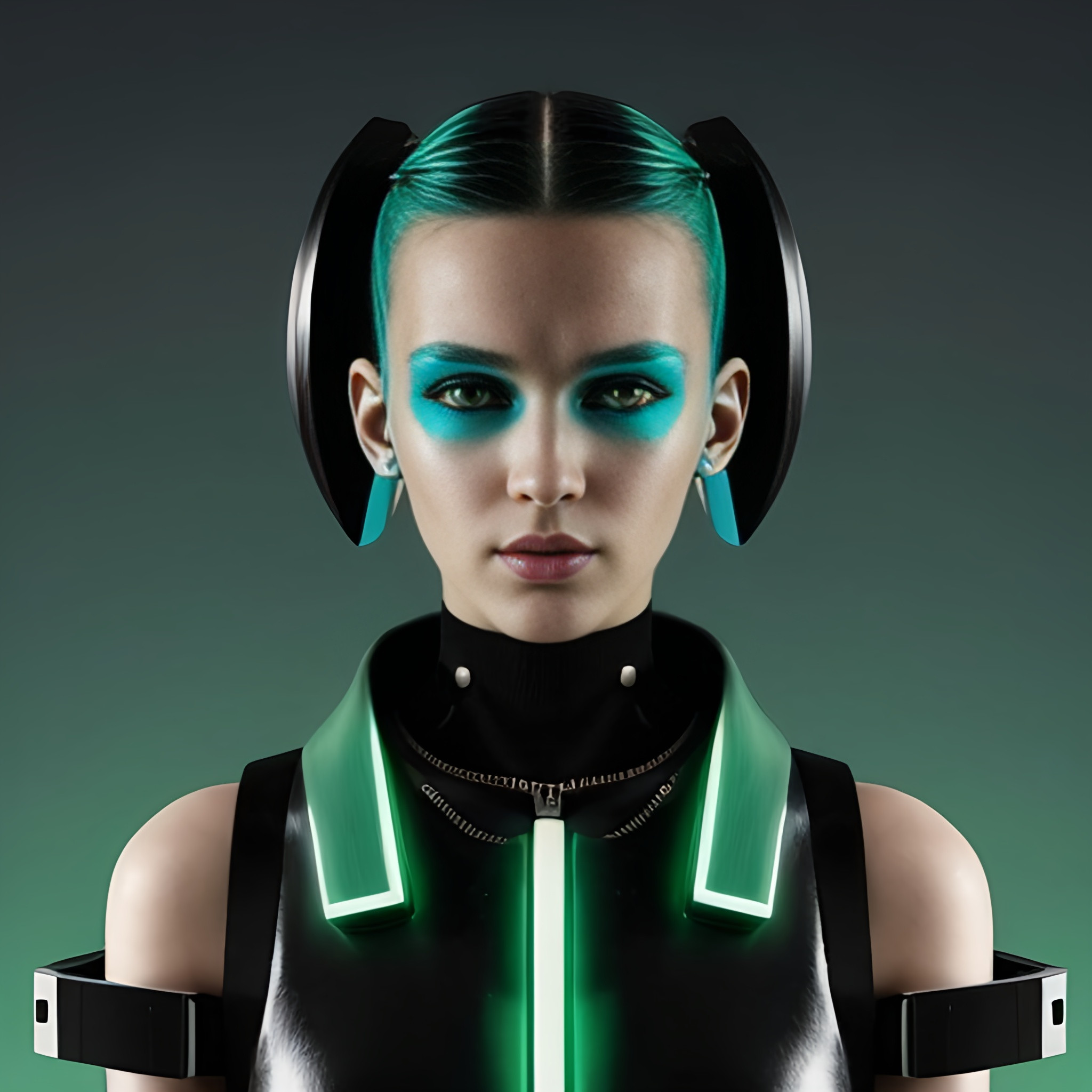Benetton cyber punk look
