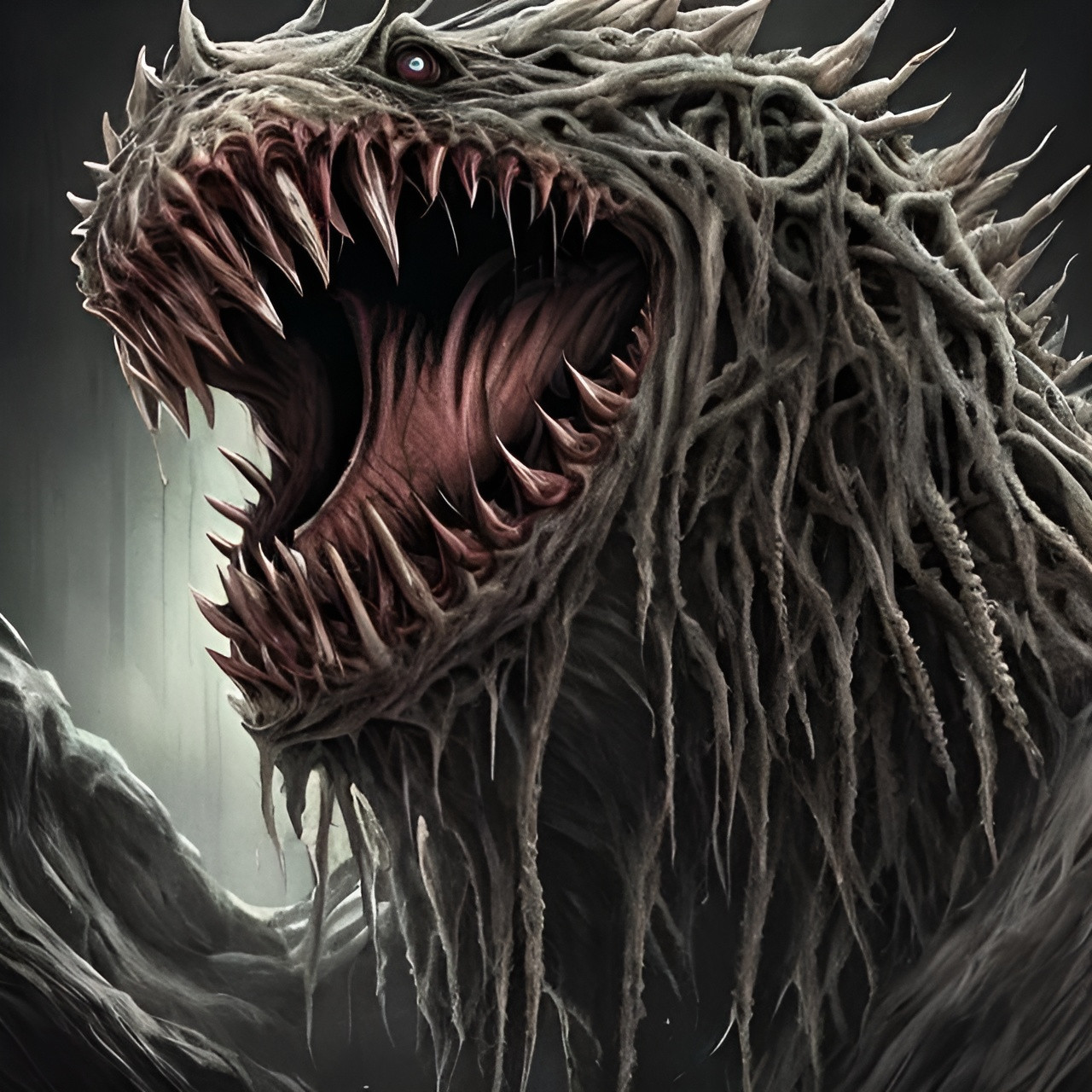 Creepiest monster with 1000 teeth | OpenArt