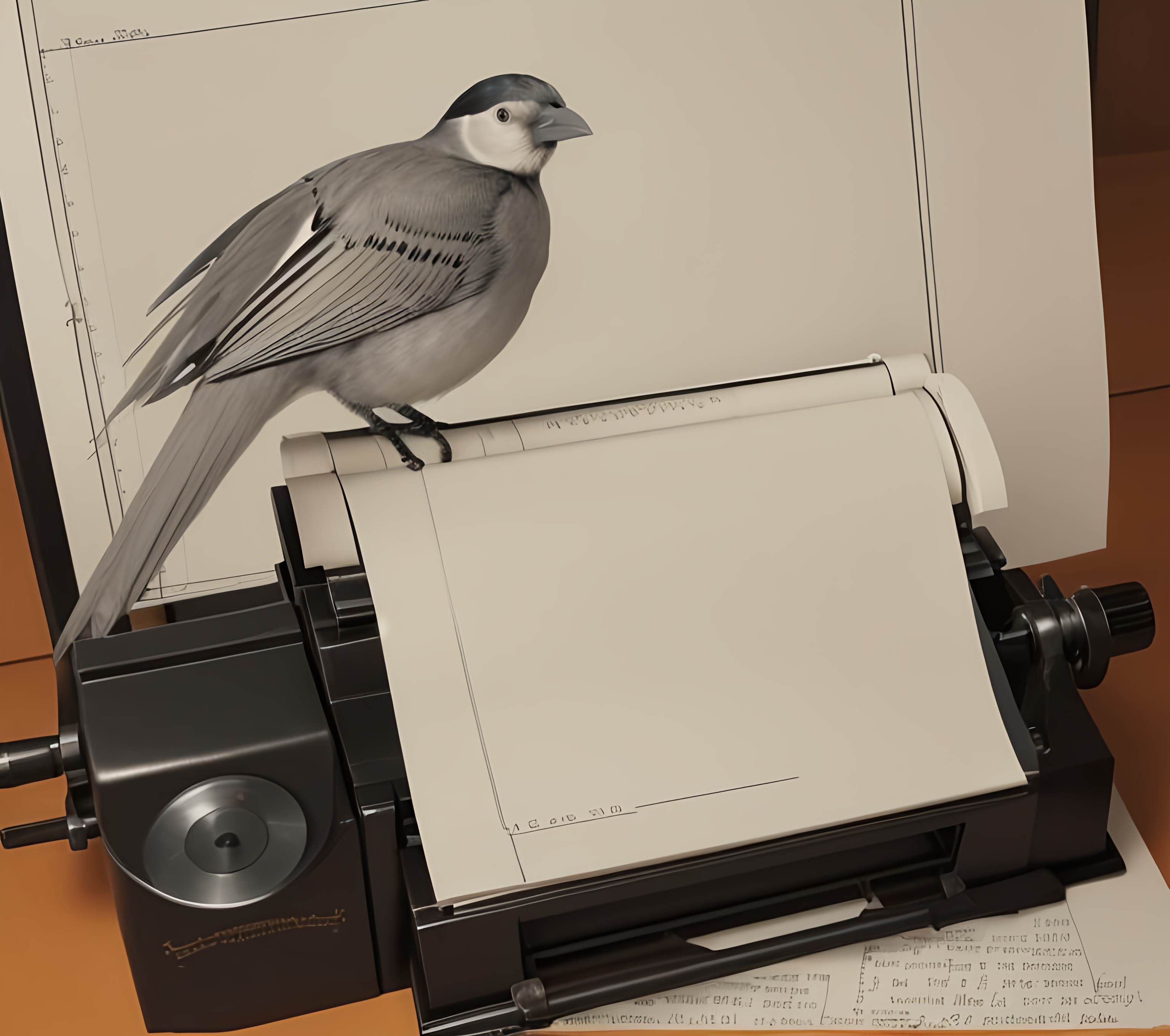 Epic mimeograph from the moment we met that stupid bird | OpenArt