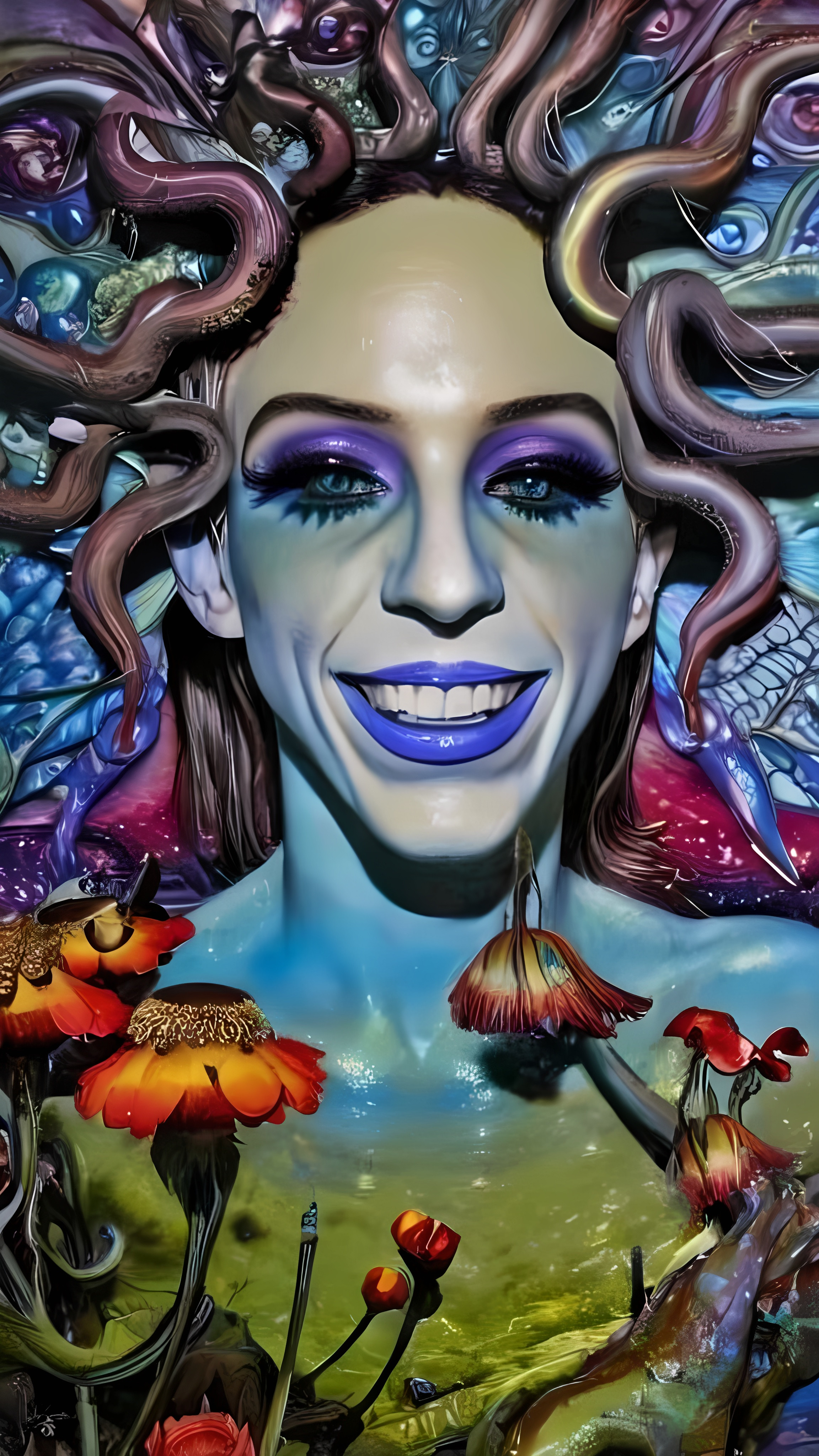 Extreme psychedelic hyperrealism- Super high definit...