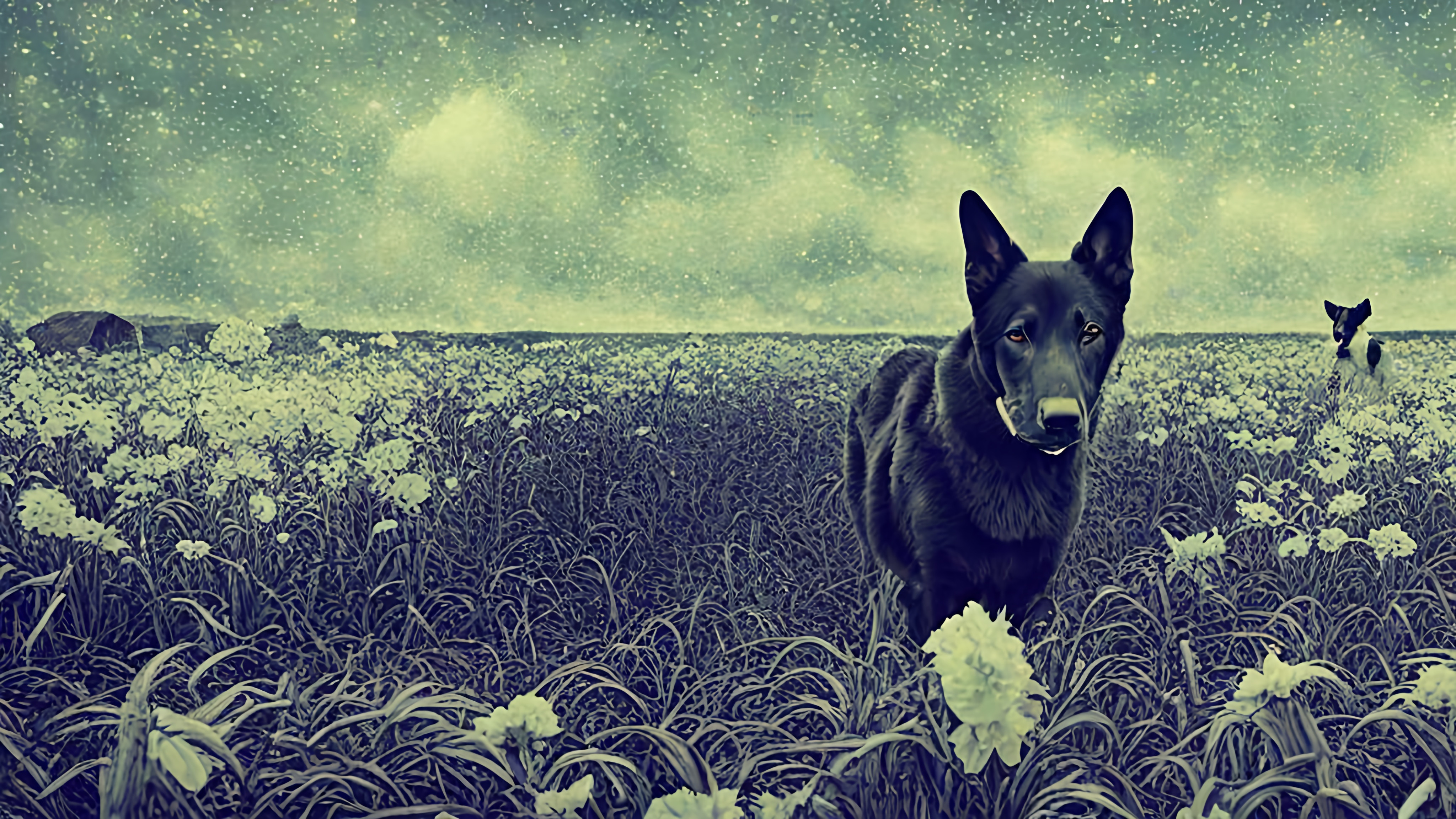 😍,🐈‍⬛, 🐎, 🐕, 🐑, 🐱, 🍄, 🌷, 🌌, ferrotype psych...