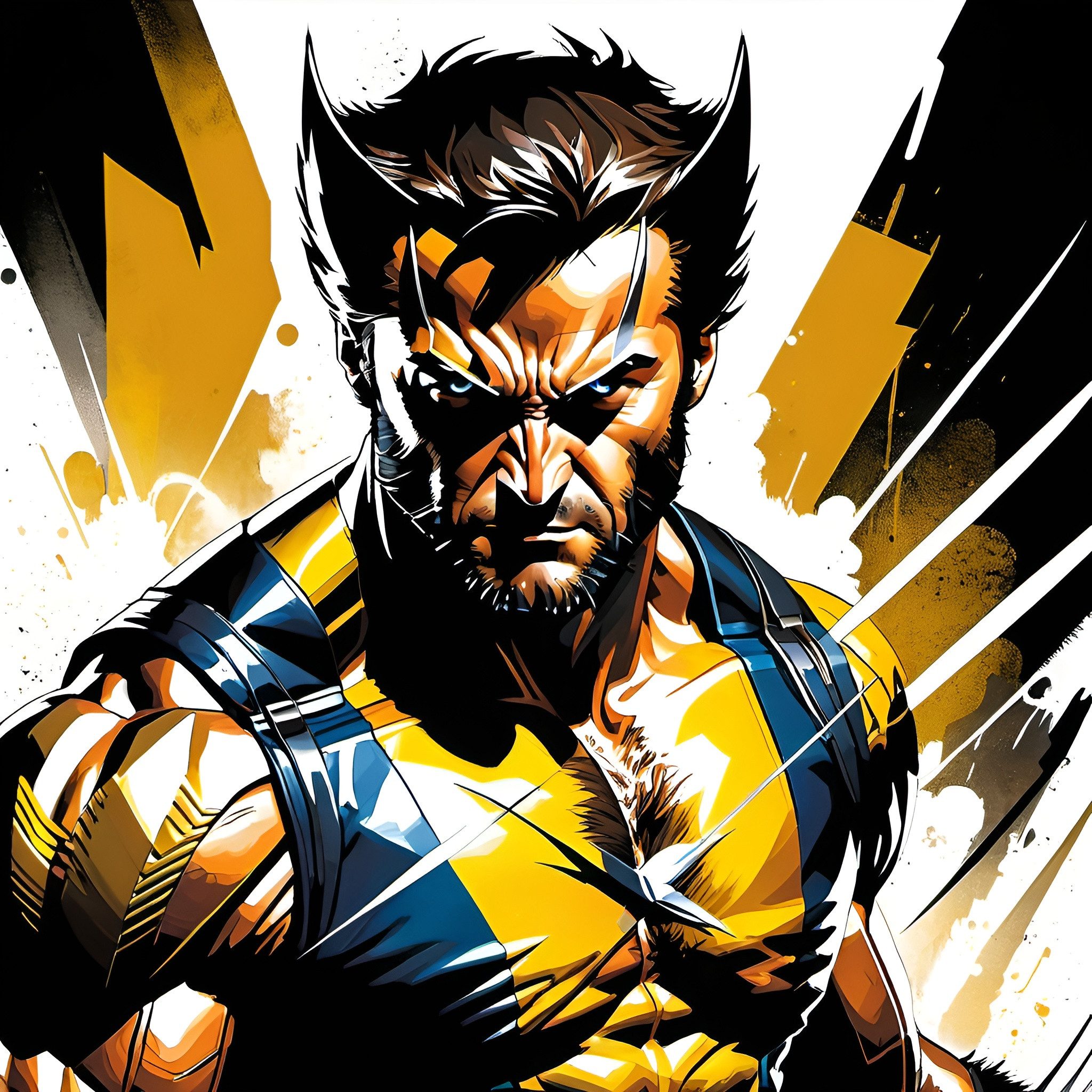 (masterpiece) artistic depiction of the Marvel chara...