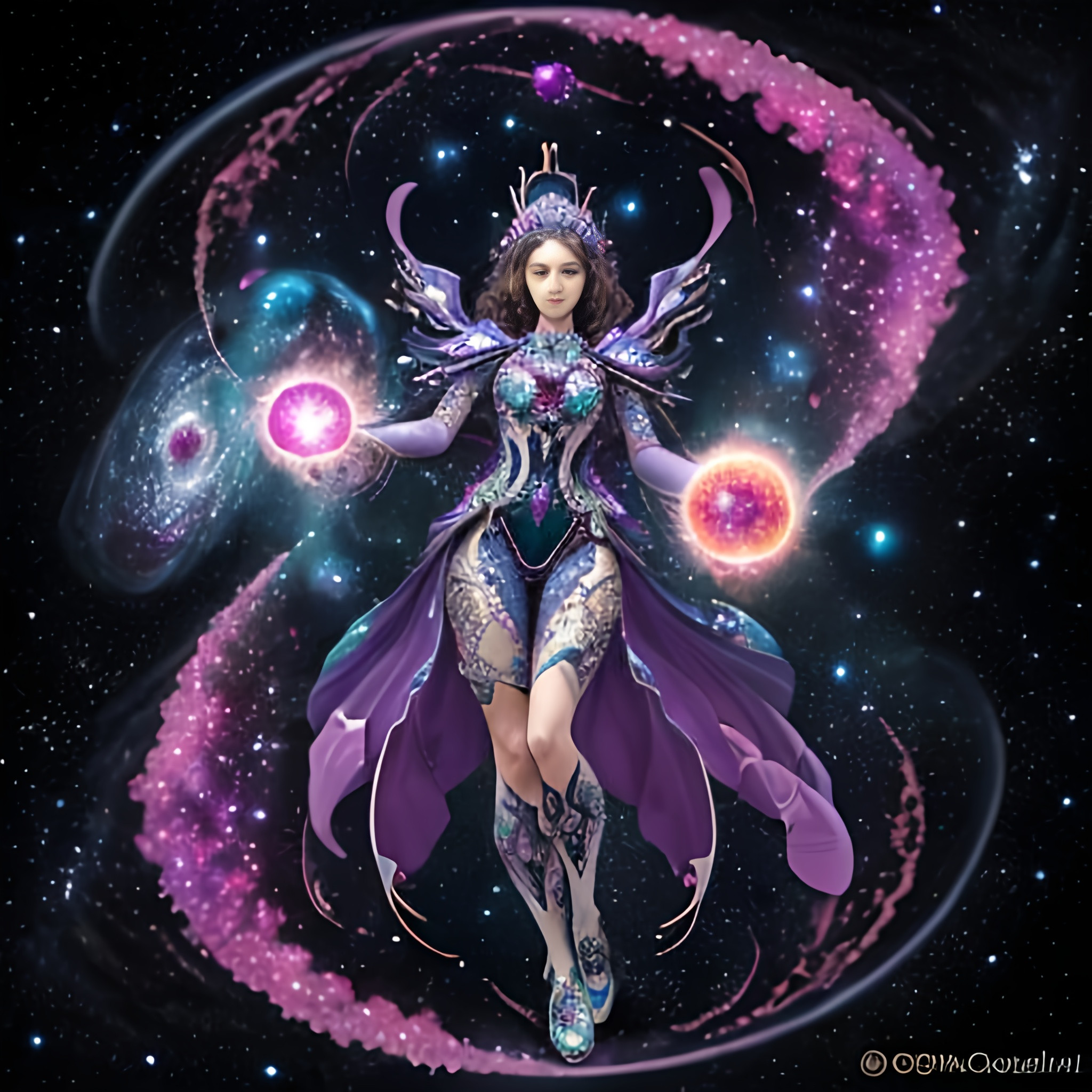 Nova, supernova, Full color julia fractal ruby, full...