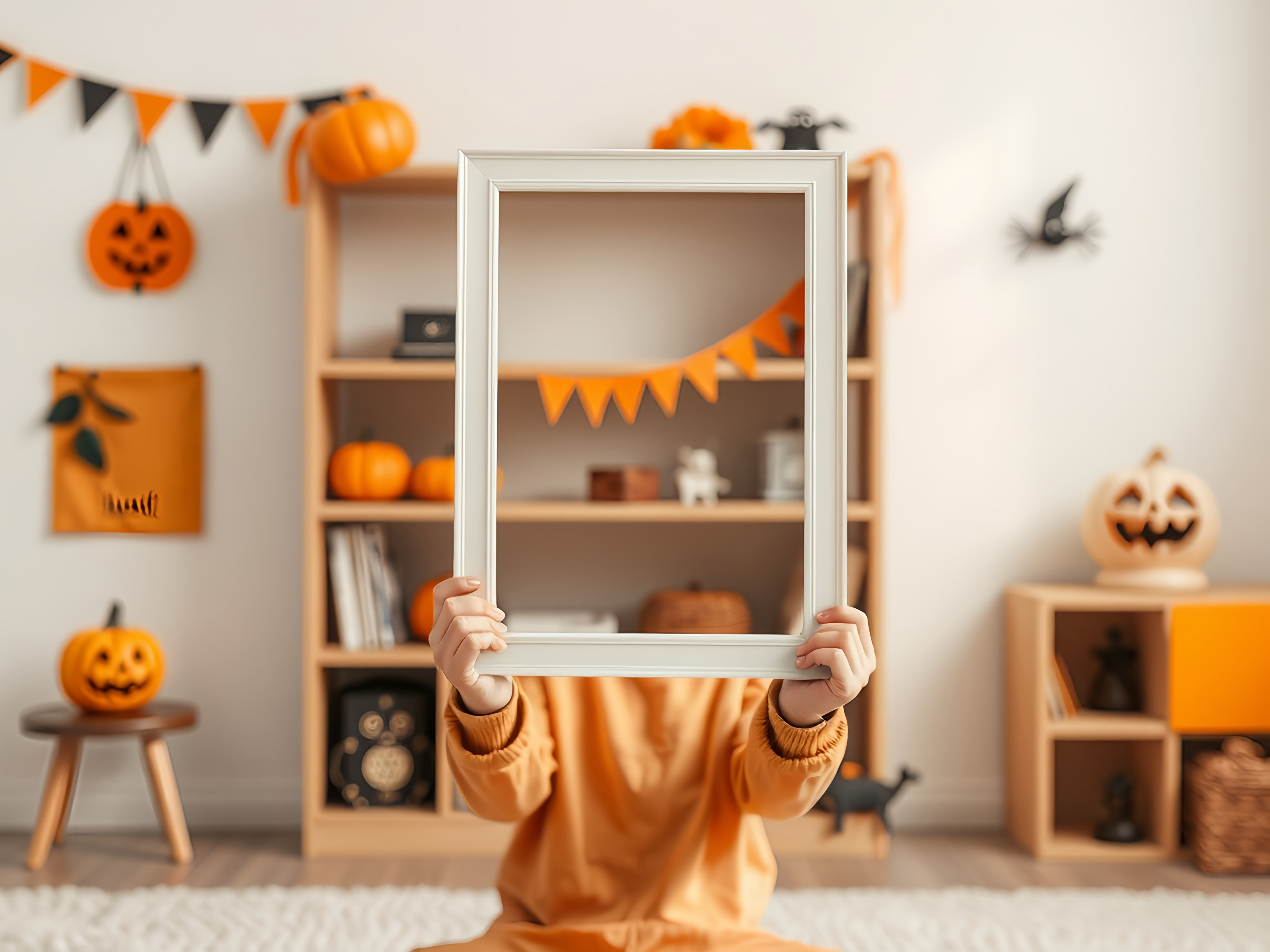 Profesional photography, shelf in PLAYROOM, portret...